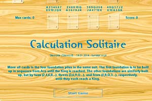 ⭐ Calculation Solitaire - gratis spel